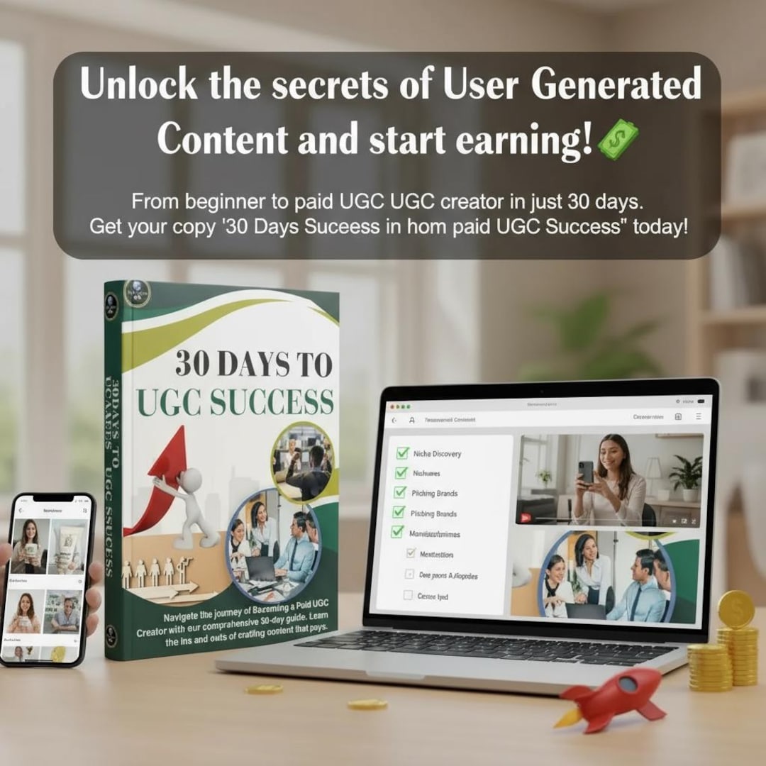 UGC Creator Guide: 30-day Success Ebook (digital Download) - Etsy