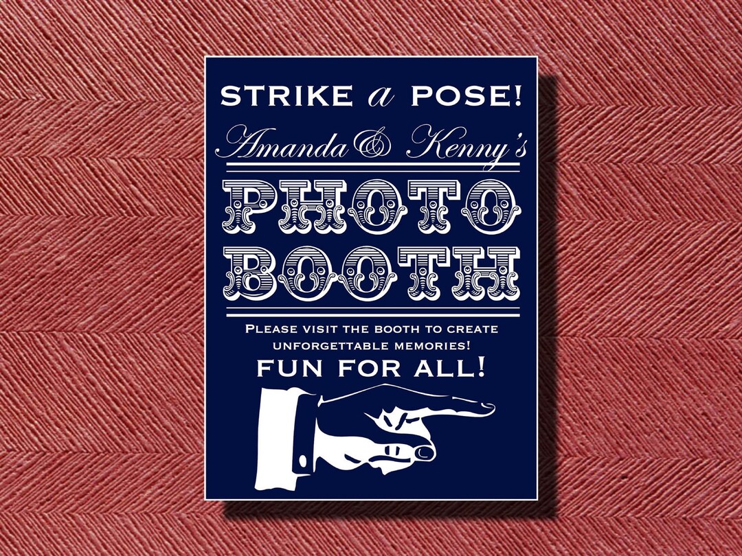 Wedding Signage Photo Booth Sign - Etsy