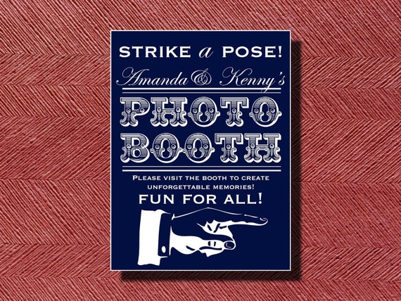 Wedding Signage Photo Booth Sign | Etsy