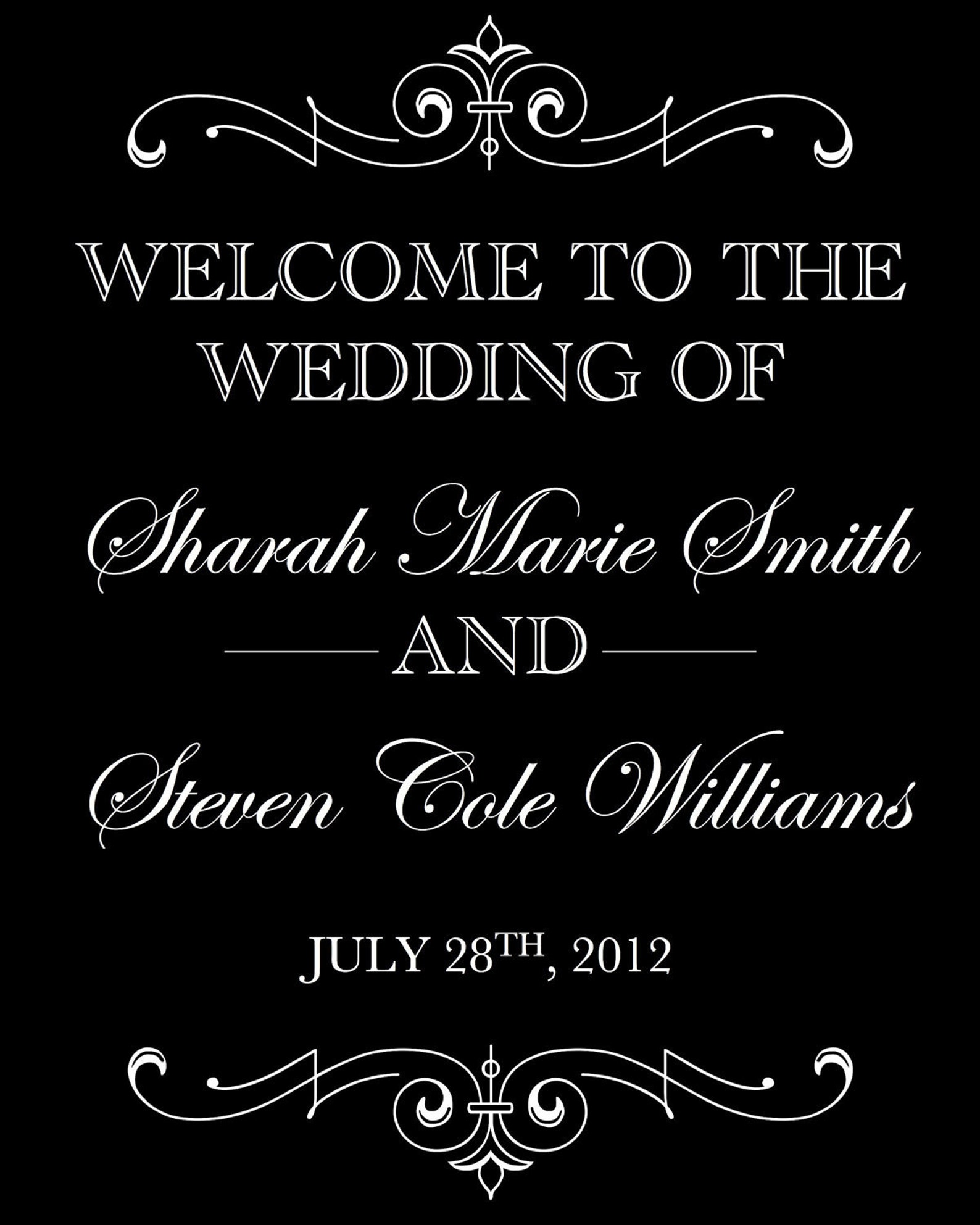 Wedding Reception Welcome Sign Wedding Welcome Signage - Etsy