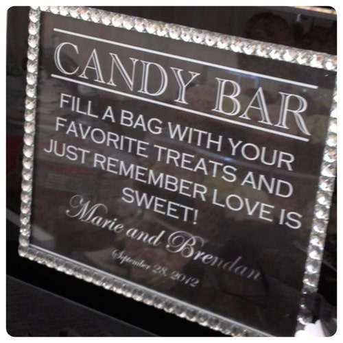 Candy Bar Sign Printable Dessert Table Sign Candy Table | Etsy