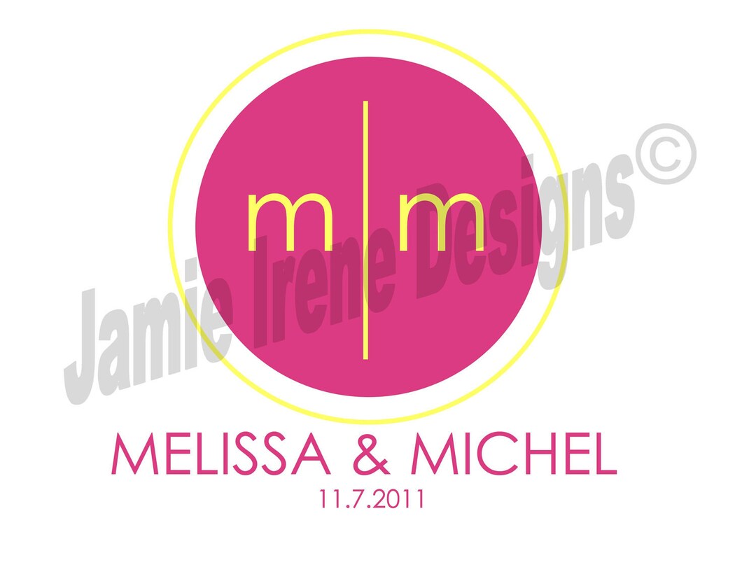 3 Custom Designed Wedding Monograms Package - Etsy