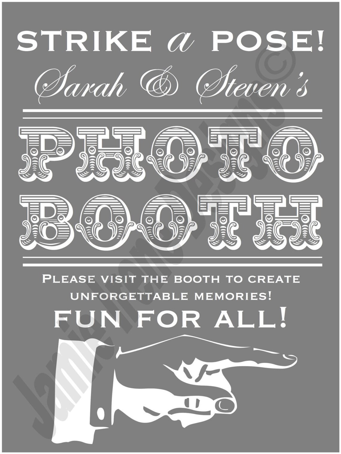 Printable Wedding Photo Booth Sign - Etsy