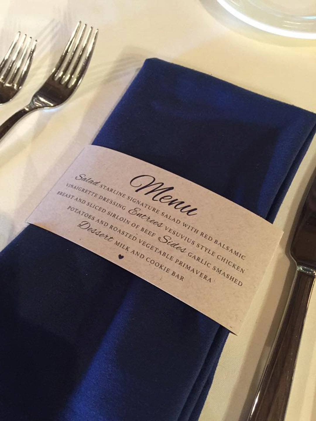 Wedding Reception Dinner Menu Wraps, Printable Wedding Dinner Menu Wrap ...