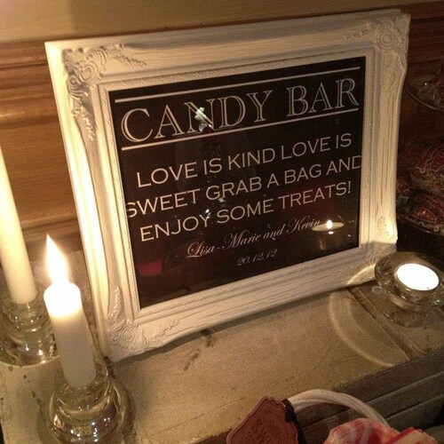 Candy Bar Sign Printable Dessert Table Sign Candy Table | Etsy