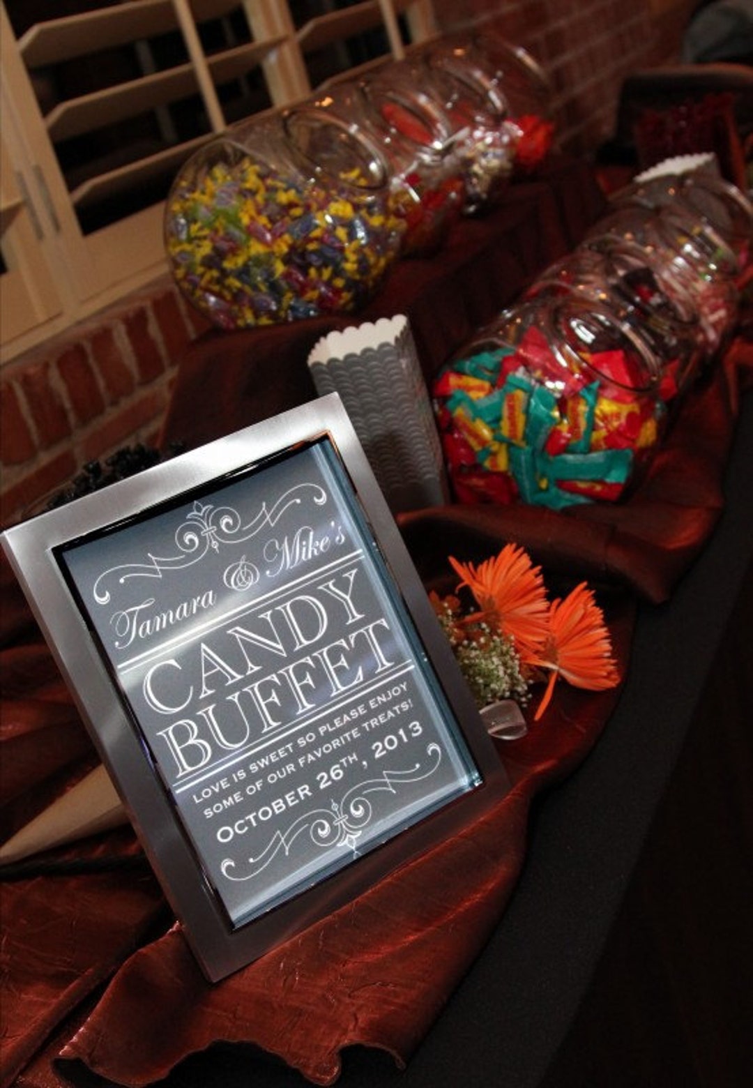 Wedding Candy Buffet Sign or Poster DIY Print Ready - Etsy