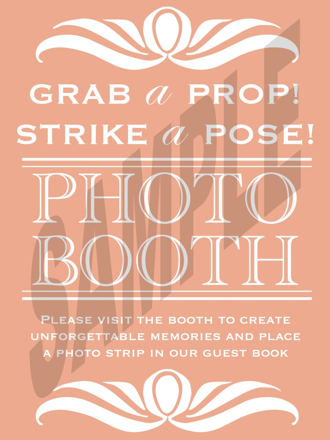 Wedding Reception Photo Booth Signage | Etsy