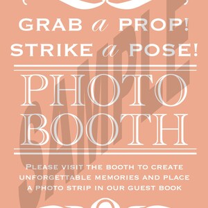 Wedding Reception Photo Booth Signage - Etsy