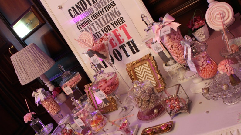 Wedding Candy Bar Sign - Etsy