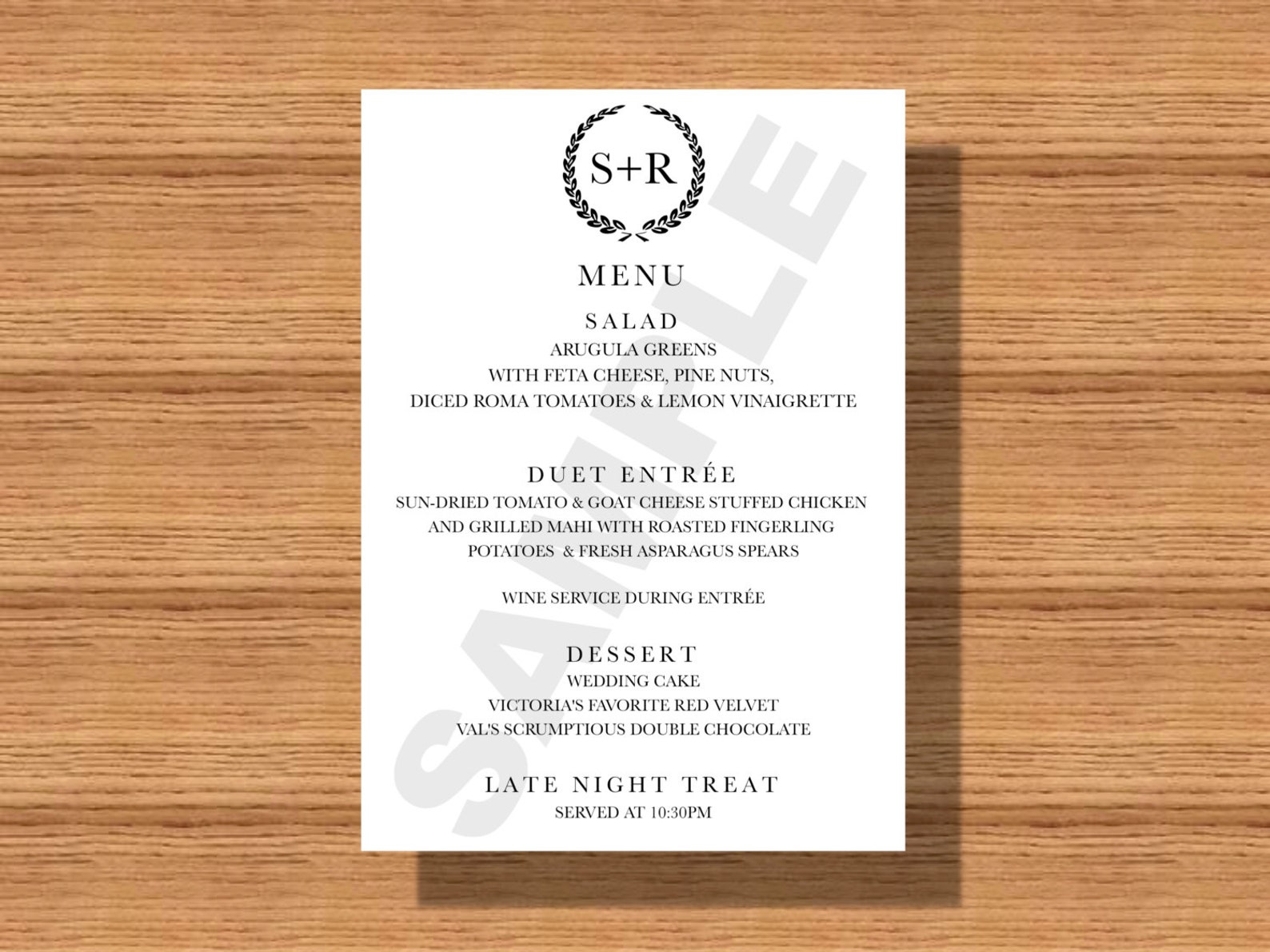 Elegant Wedding Reception Dinner Menu Printable Wedding - Etsy Elegant Wedding Reception Dinner Menu Printable Wedding - Etsy