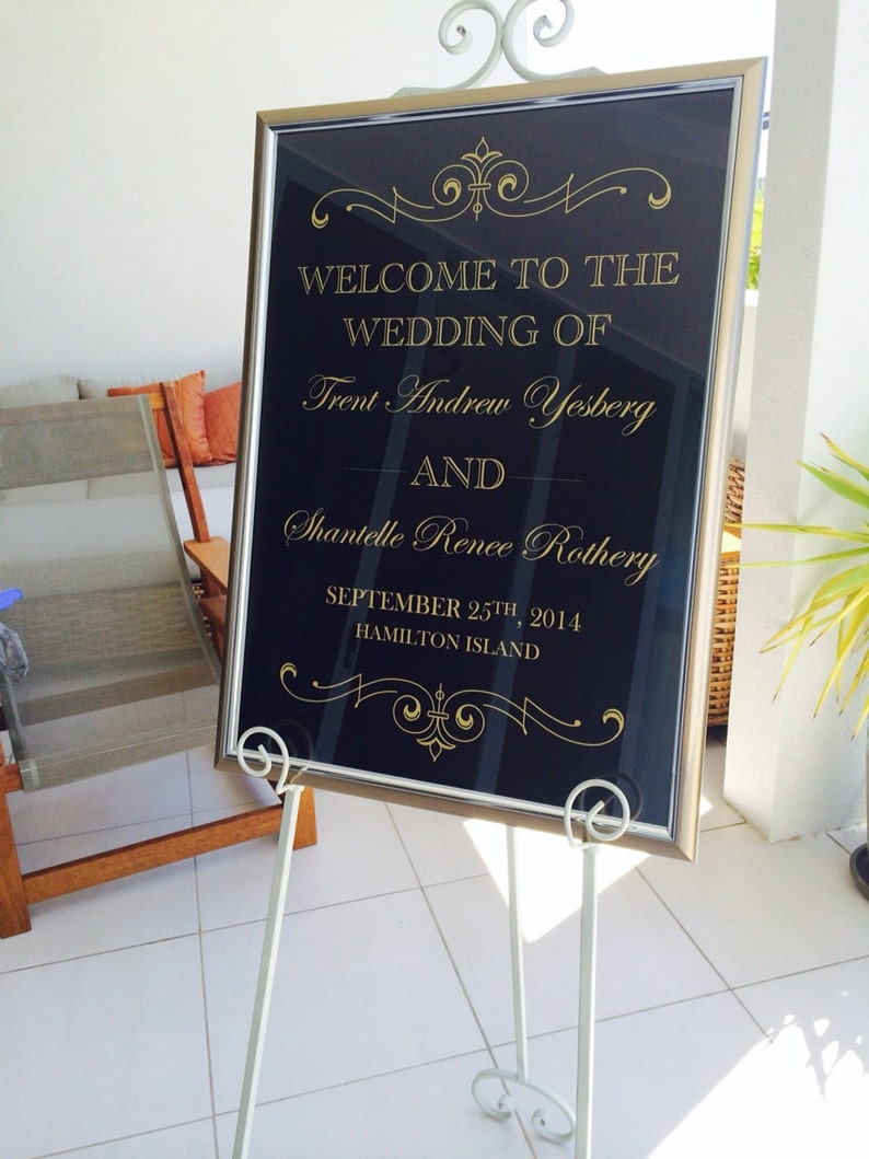 Wedding Reception Welcome Sign or Poster - Etsy