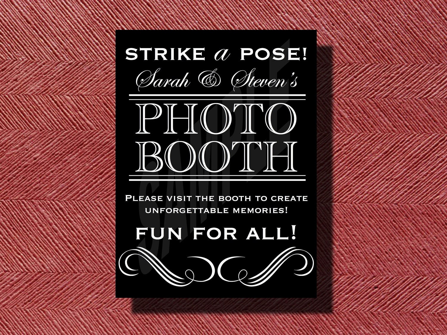 Printable Wedding Photo Booth Sign DIY | Etsy