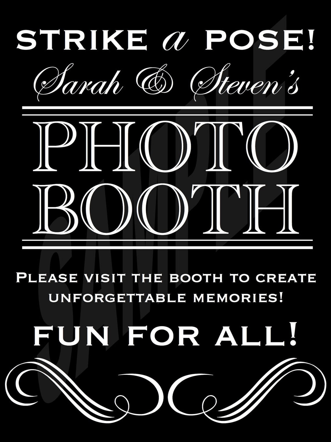 Printable Wedding Photo Booth Sign DIY | Etsy