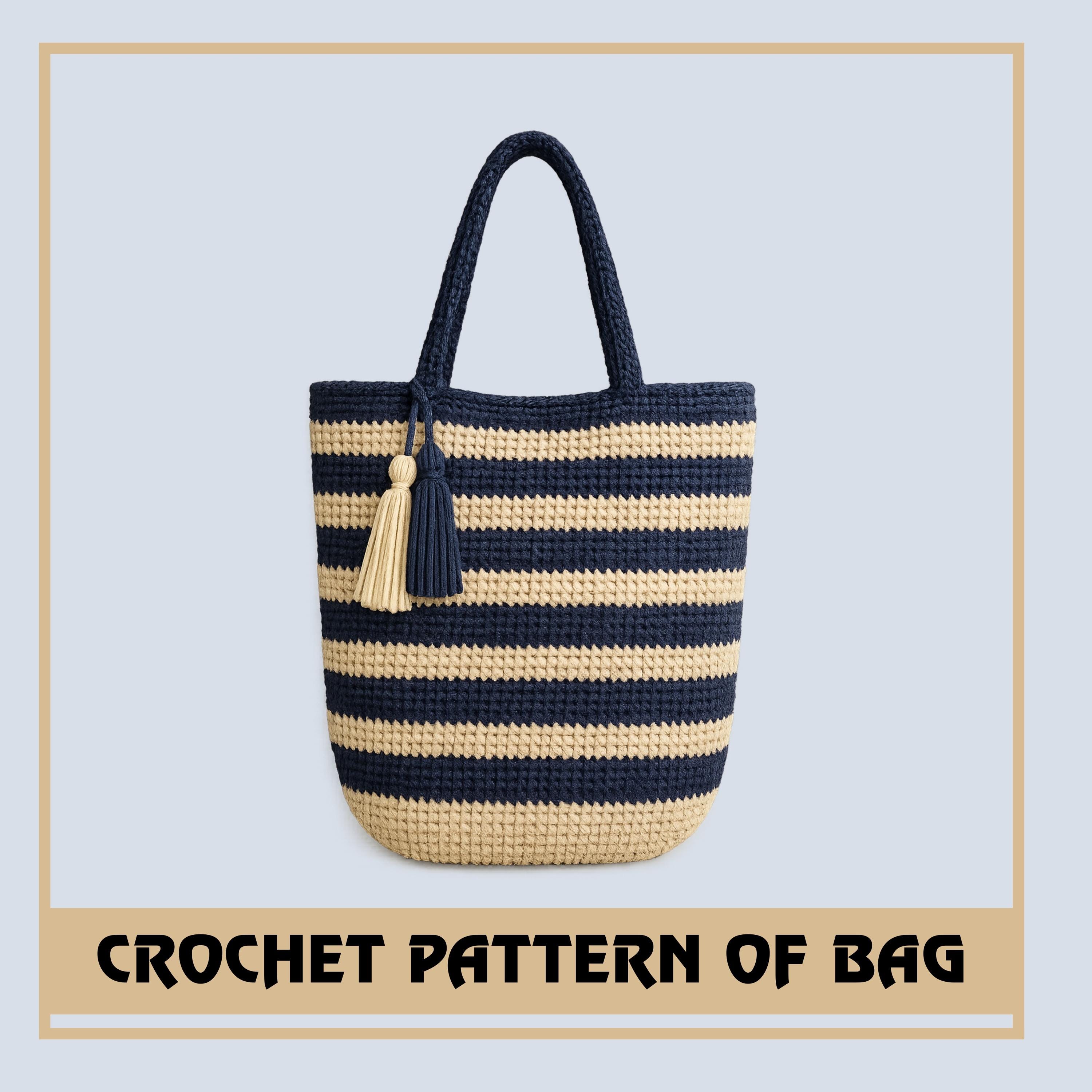 Crochet Tote Bag Pattern (PDF): XXL Size - Etsy
