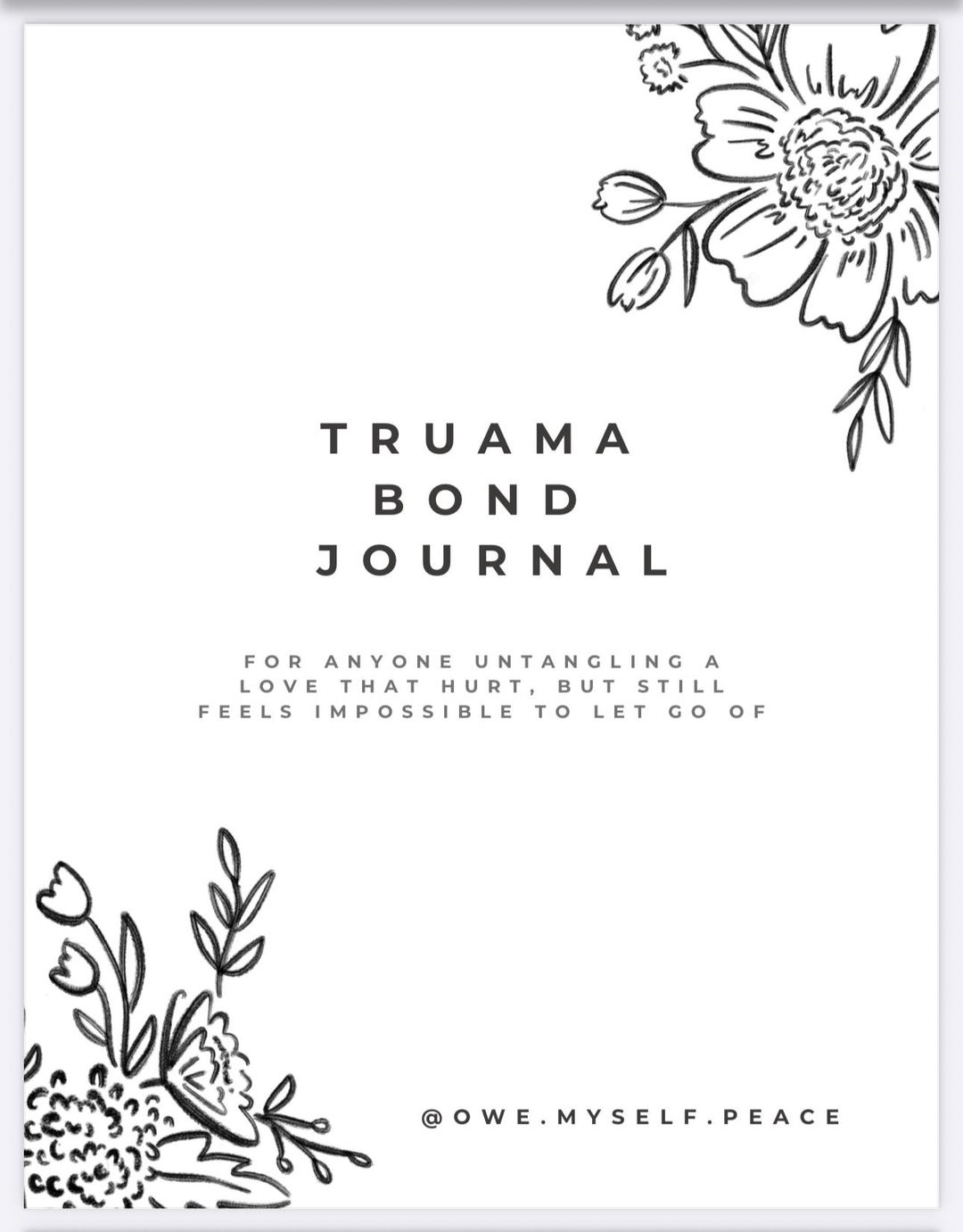 Printable Trauma Bond Healing Journal | Guided Prompts for Breakup ...