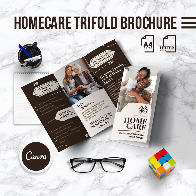 Homecare Flyer Template - Etsy