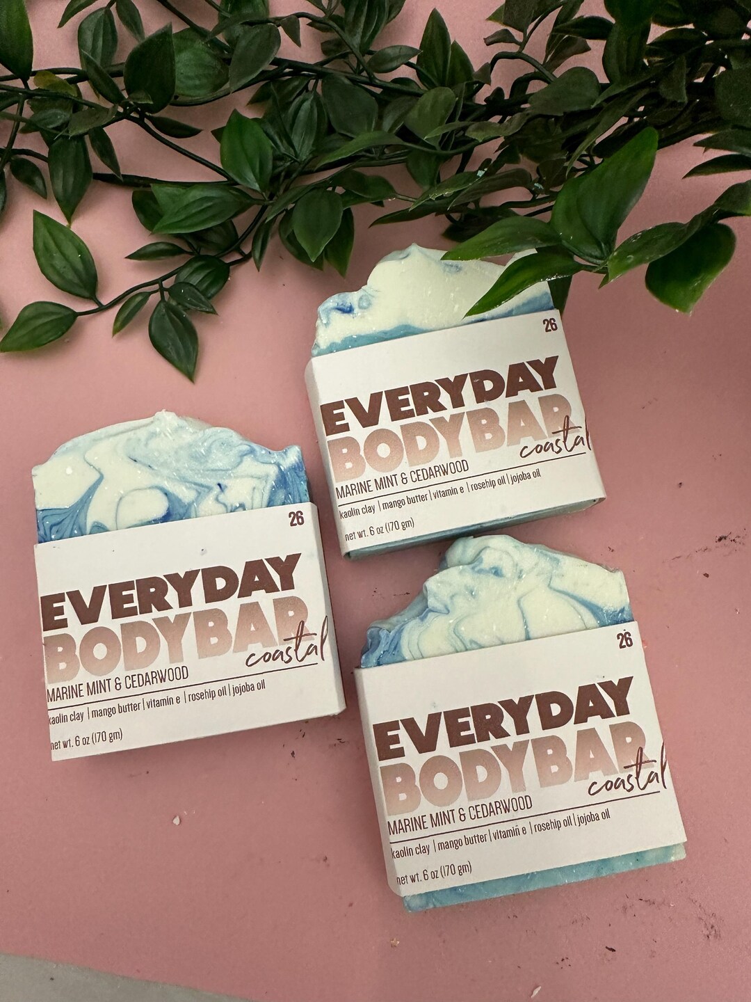 Everybody Handcrafted Soap Coastal Cedarwood and Mint |moisturizing ...