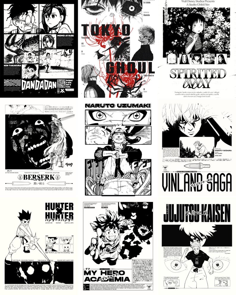 Poster Imprimergachiakuta – Rudo Surebrec | Art Manga Noir Et Blanc ...