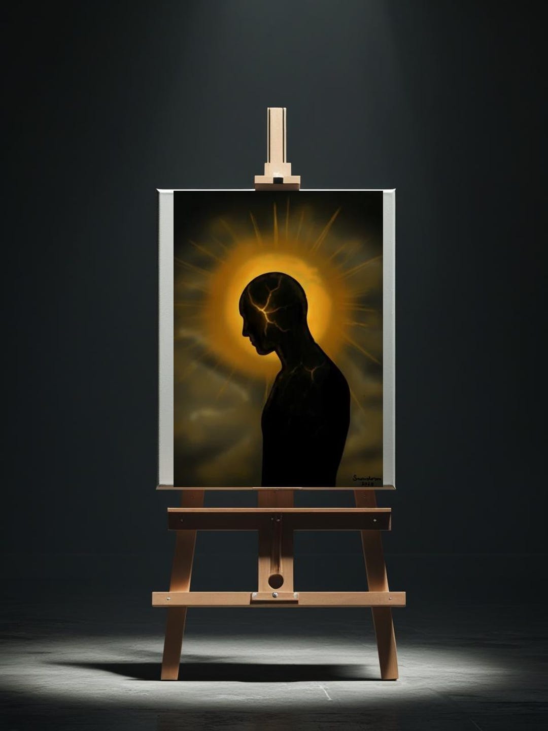Human Eclipse, Sun, Clouds, Sky, Portrait, Still-life, Art , Digital ...