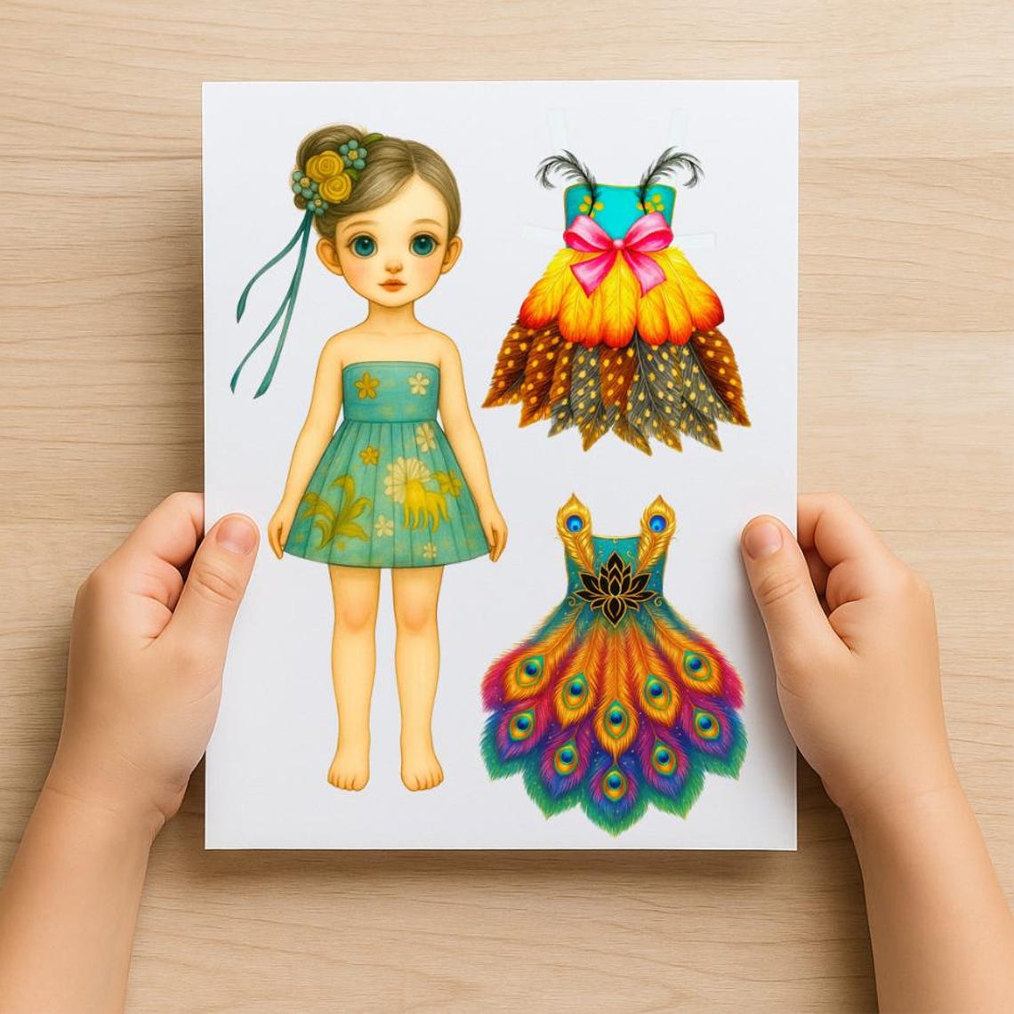 Printable Paper Doll Dress Collection (digital Download) - Etsy