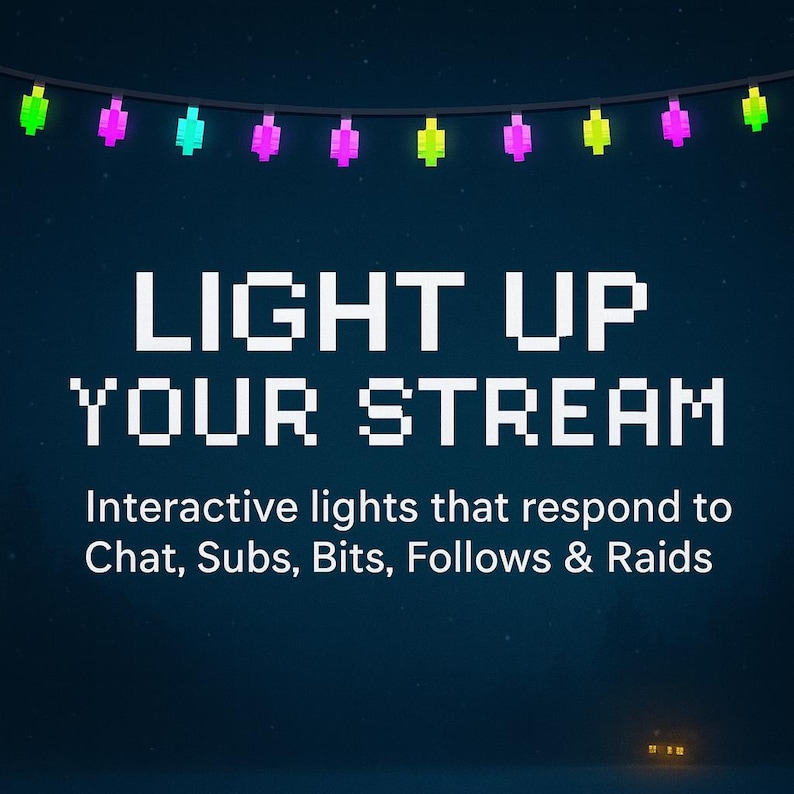 Interactive Pixel Lights Overlay – Engaging Stream Lights That React to ...