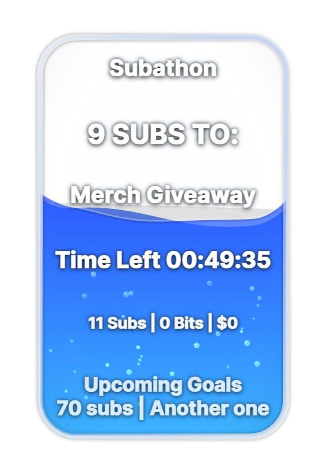 Twitch Subathon Timer Overlay | Goals & Totals | EASY INSTALL ...