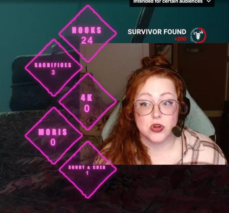 Dead by Daylight DBD Live Stat Tracker Overlay | Twitch & OBS | Instant ...