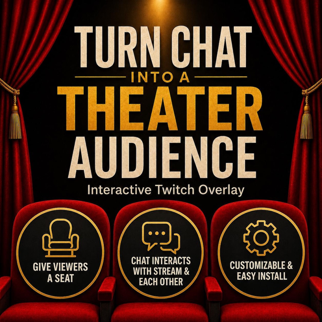 Interactive Twitch Theater Overlay | Chat Audience Widget for ...