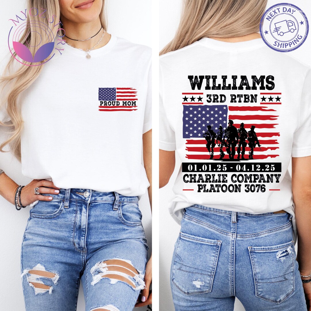 Custom Military Graduation T-shirt, Proud Family Boot Camp Gift - Etsy