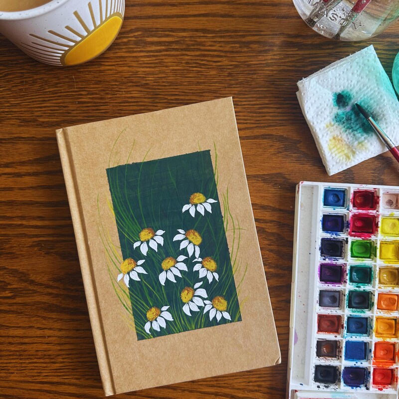 Painted Journal - Etsy