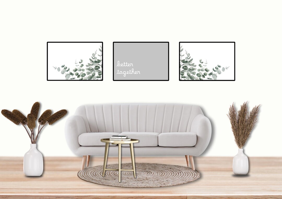 Poster Set "better Together" | 3-piece Wall Art | Minimalist Decoration ...