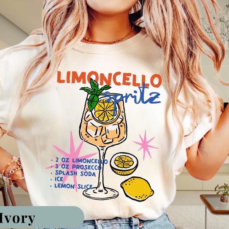 Limoncello Spritz Tshirt - Etsy