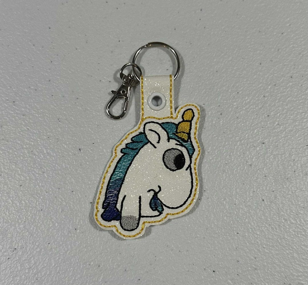 Unicorn Keychain, Key Fob for Keys or Backpack - Etsy