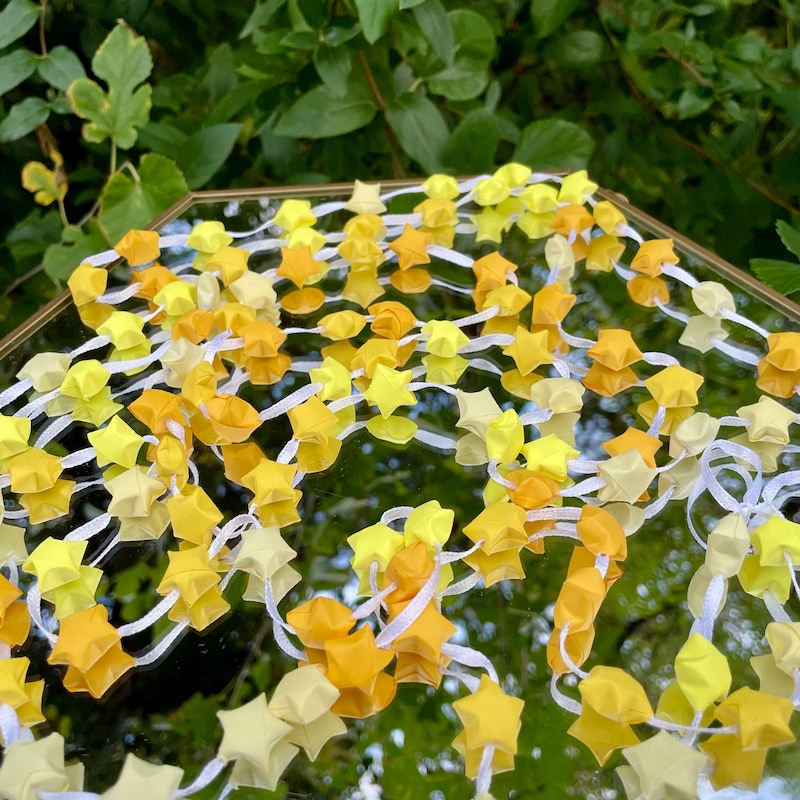 Paper Star Garland - Etsy