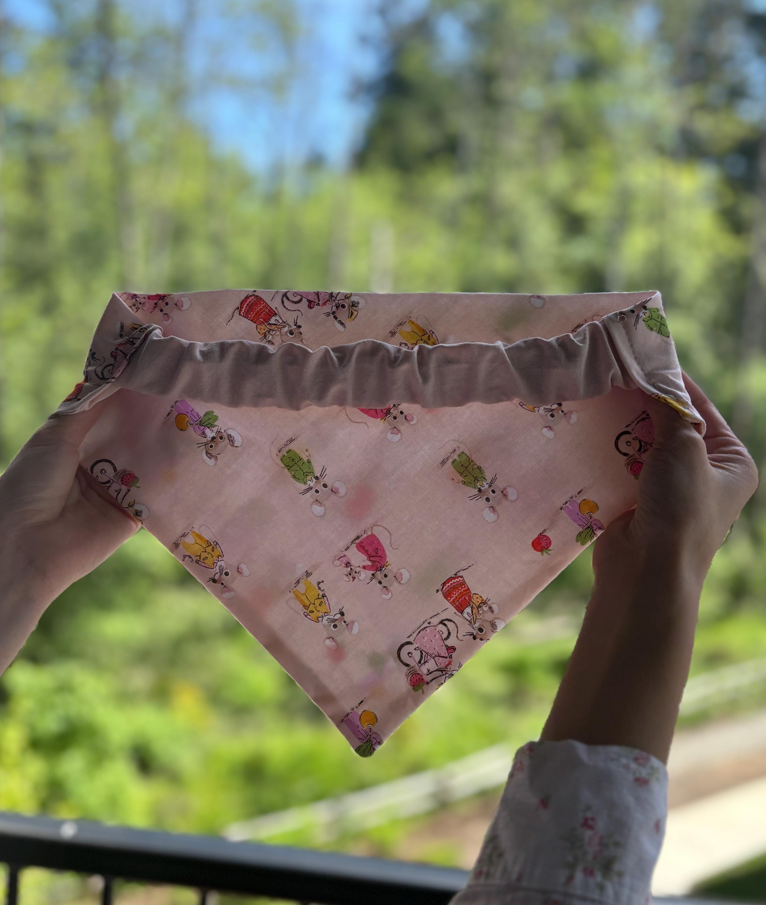 Scrunchie Dog Bandana Sewing Pattern for Beginners, Dog Scrunchie ...