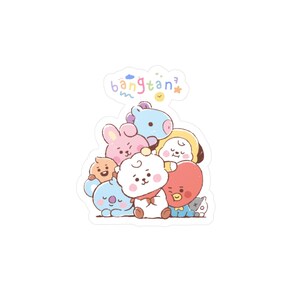 BT21 K-POP Sticker, BTS Merch - Etsy