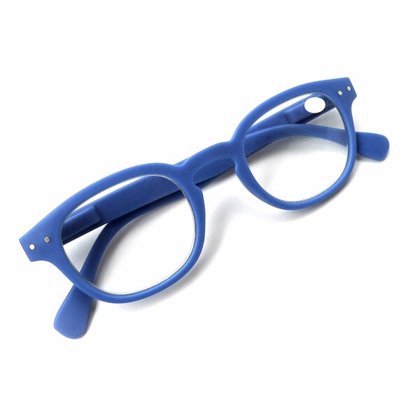 Dark Blue Glasses - Etsy