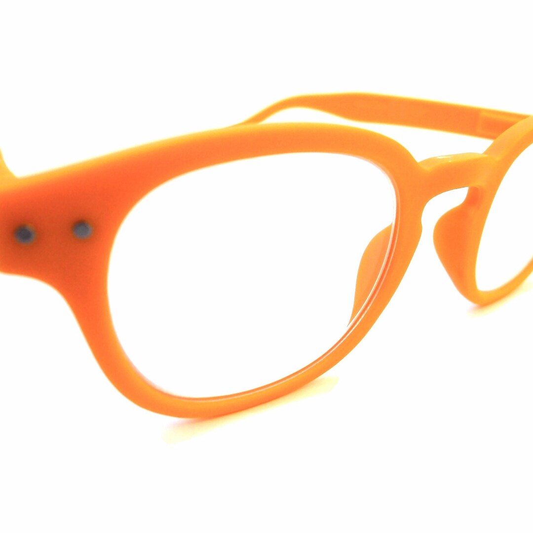 Orange 1.00 Eyeglasses Frames, Glasses for Reading Crafting Close Work ...