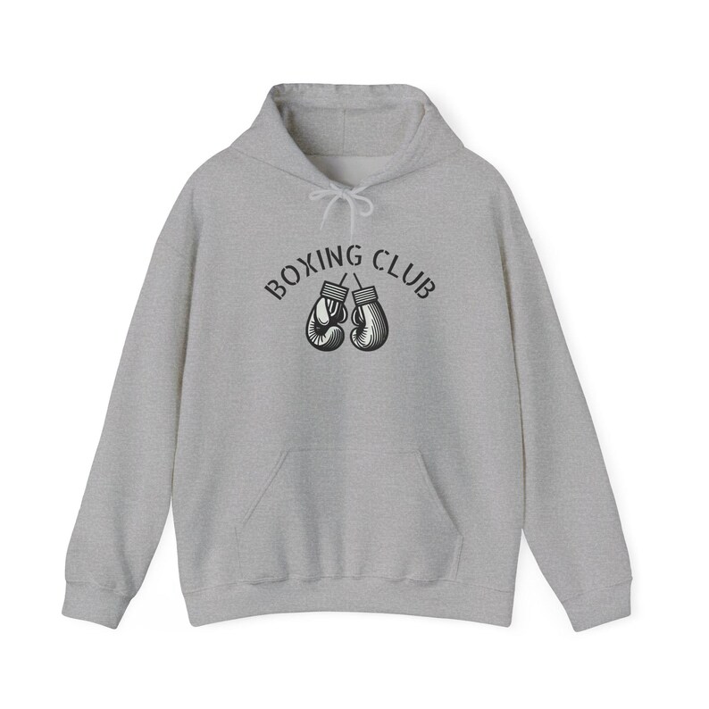 Boxing Club Hustle Hoodie | Unisex Fitness Sweatshirt for Boxing Lovers, Workout Gear, Gift for ...
