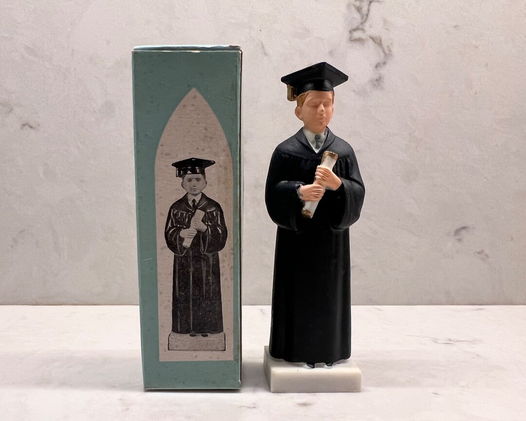 Vintage Graduation Cake Topper Decoration C 1960 NOS - Etsy