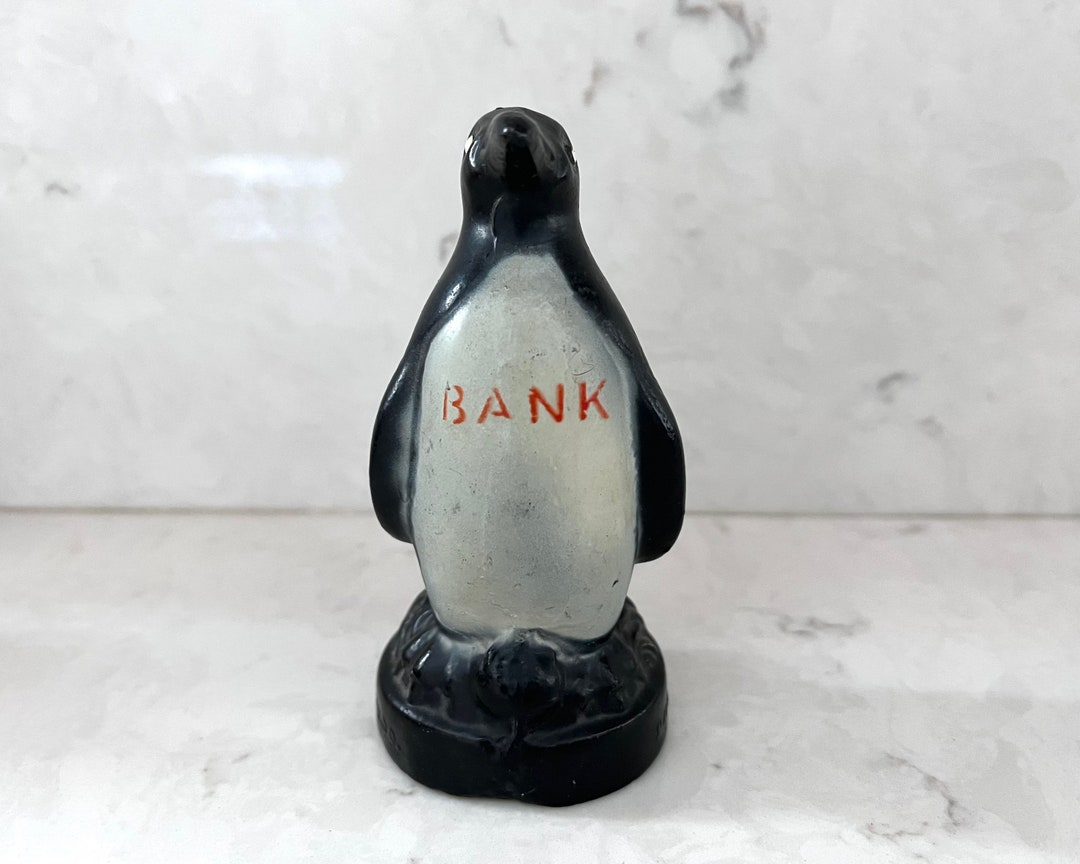 Vintage Crown Toy Co Composition Penguin Bank, With Key C1940 - Etsy