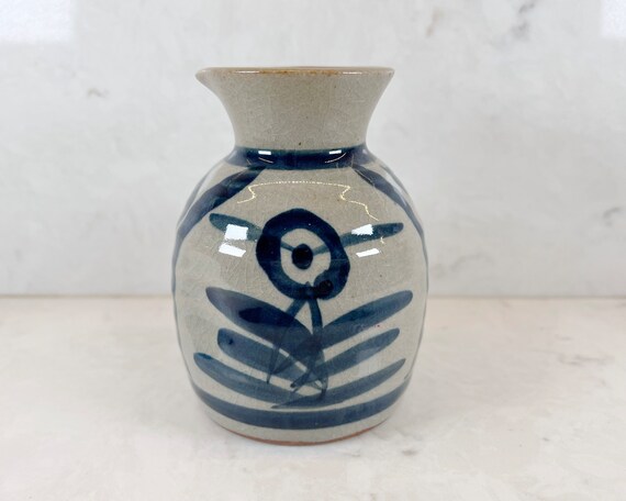 VINTAGE Sake Bottle Tokkuri Pottery Flask Abstract Design - Etsy