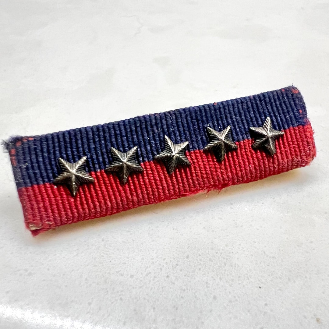 WWII Era Ribbon Bar ROTC Scabbard & Blade Society Membership - Etsy