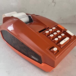 Vintage Sears Adding Machine Model 888.58800 Orange 1970s - Etsy
