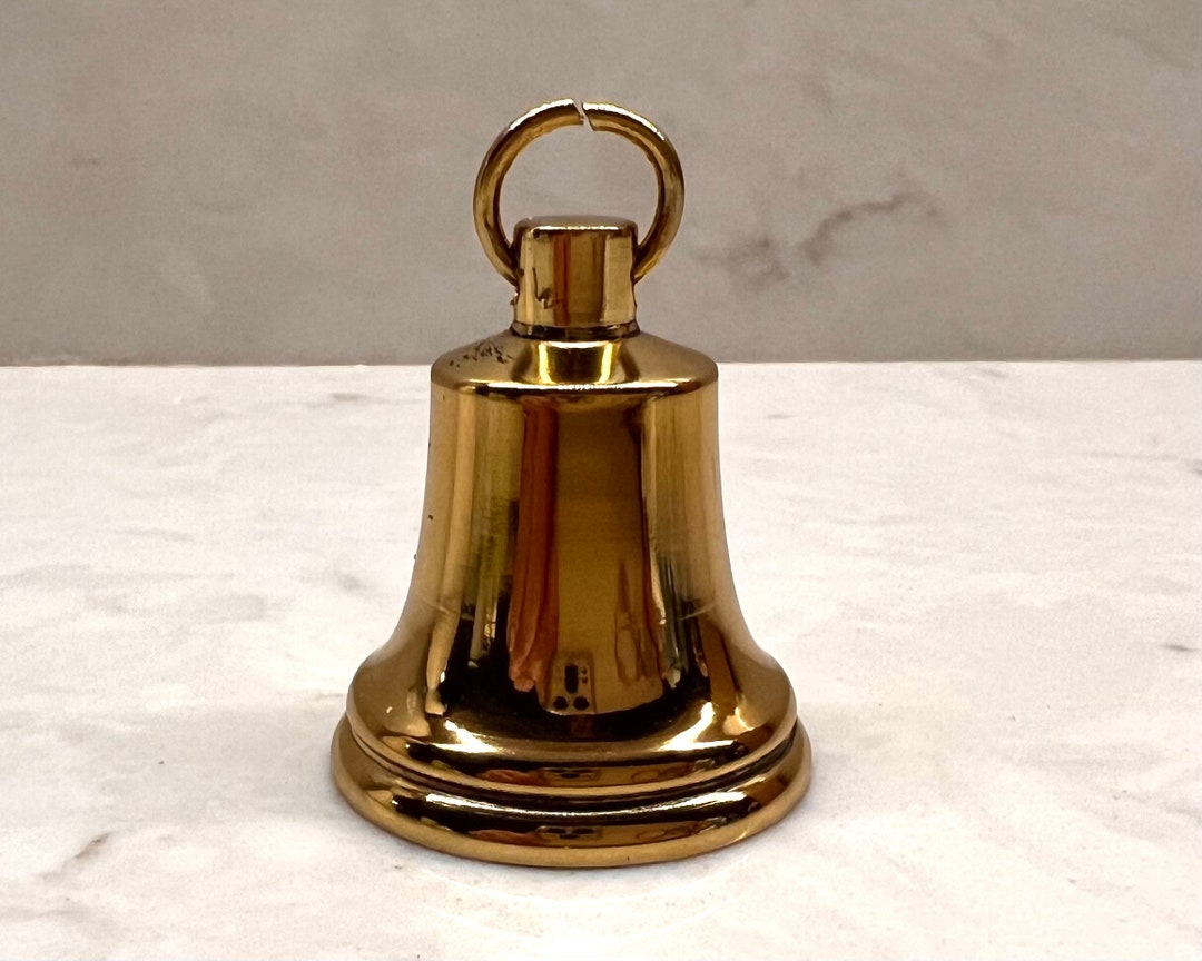 Vintage Miniature Brass Bell 1970s Made in Denmark 1.25 - Etsy