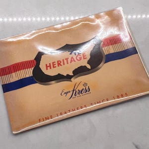 Vintage Enger Kress Heritage Leather Calfskin Billfold in Box C1950 - Etsy