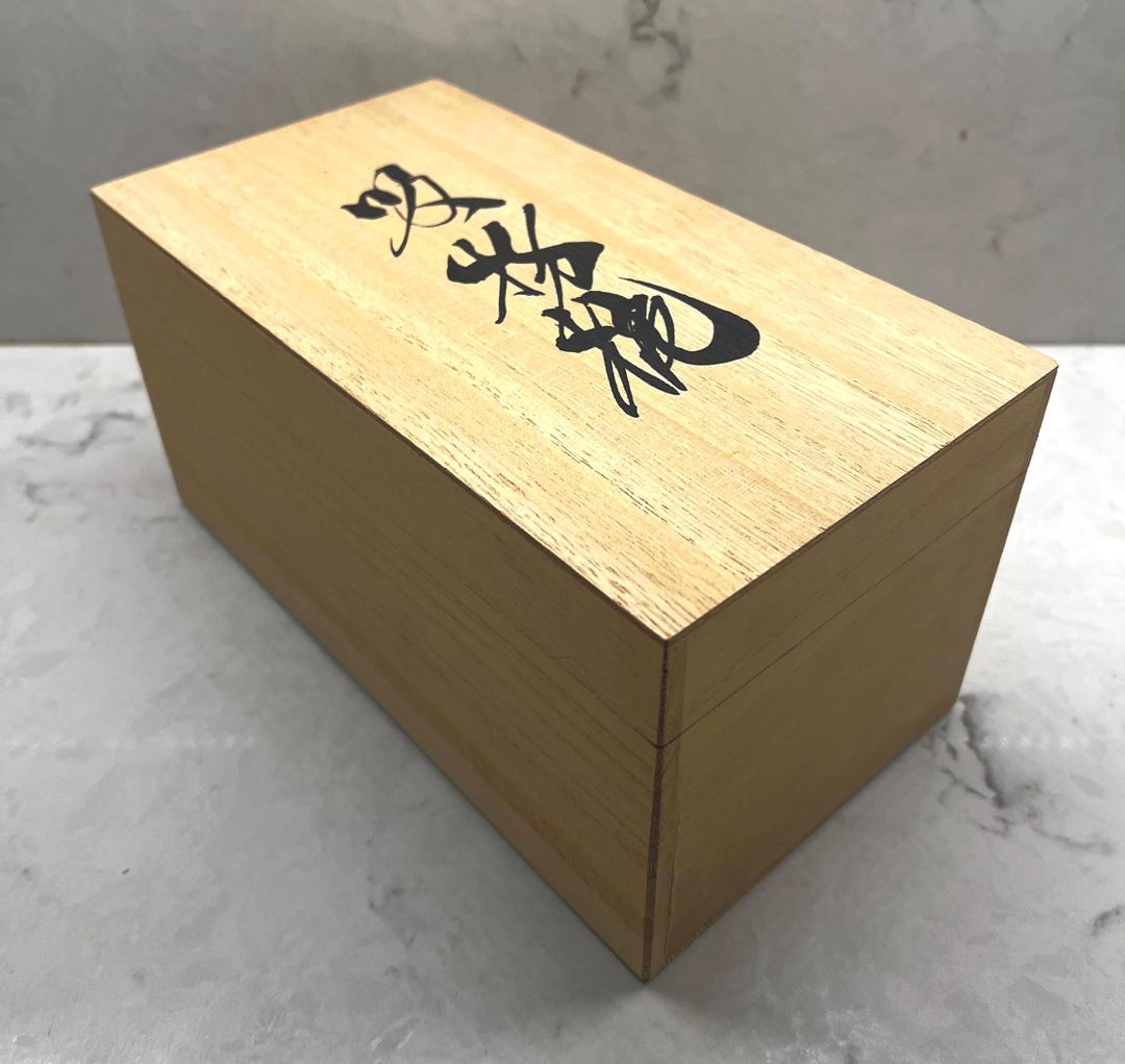 Vintage Japanese Wooden Box Cedar Paulownia Wood TOMOBAKO Storage Box ...