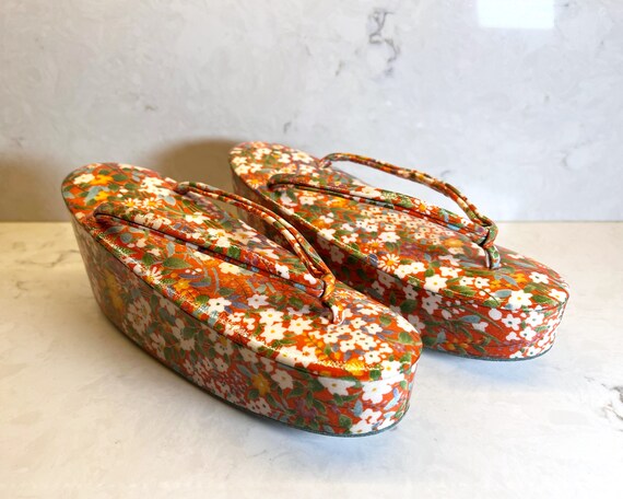 vintage japanese zori geta - Gem
