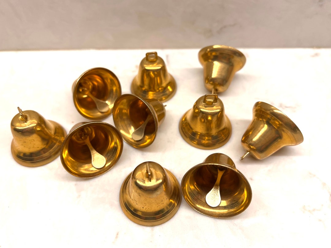 10pc Vintage Miniature Brass Bells 1970s Made in Denmark 1.25 - Etsy