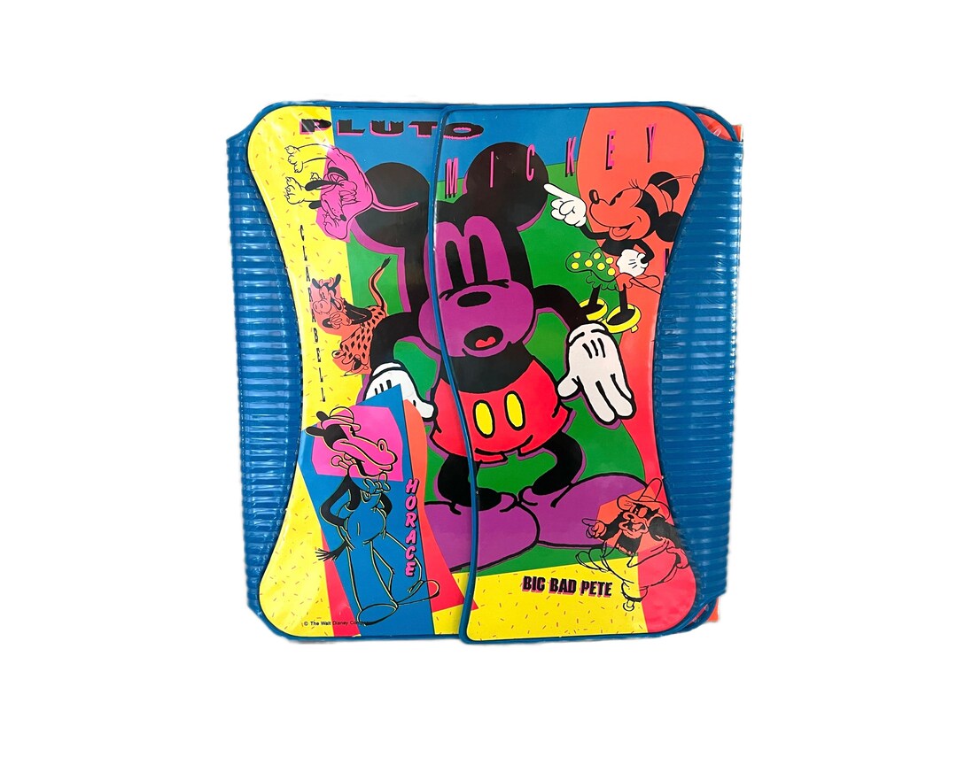 Vintage Disney 1990s Binder Mickey Mouse Horace Pluto New Wave Mead - Etsy
